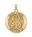 Saint Ciara Round Religious Medal "EXCLUSIVE" - PG98603