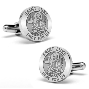 Saint Luke Stainless Steel Cufflinks - PG95078