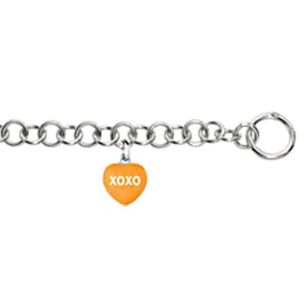 Sweethearts Enamel "XOXO" Heart Charm on 7.5" Bracelet - PG82418