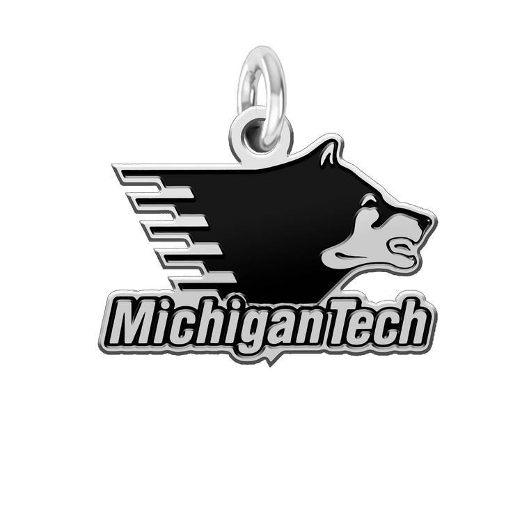 Michigan Tech Huskies Silver Logo Charm - PG88313
