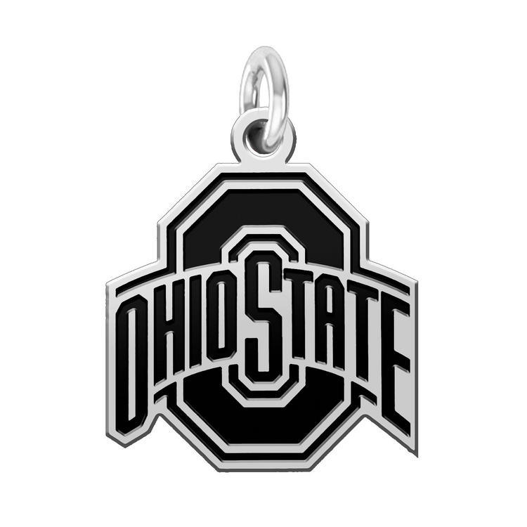 Ohio State Buckeyes Silver Logo Charm - PG88354