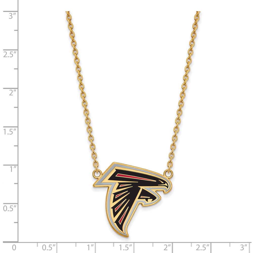 Atlanta Falcons Large Enamel Pendant w/ Necklace - PG92804