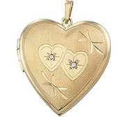 Diamond Lockets - Order a Picture Locket with Diamonds