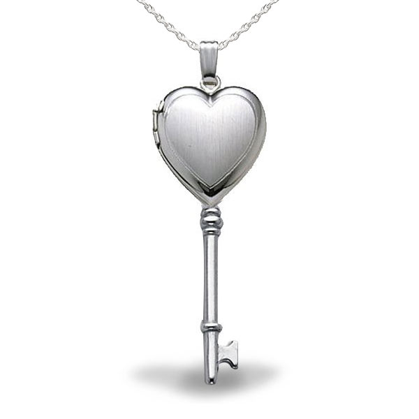 Sterling Silver Small Heart Photo Locket - PG75485