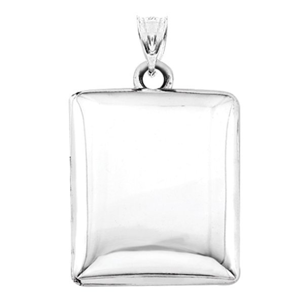 Sterling Silver Square Locket - PG86084