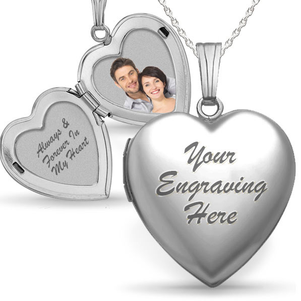 Sterling Silver Valentine's Day Locket Package - PG93460