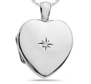 Diamond Lockets - Order a Picture Locket with Diamonds