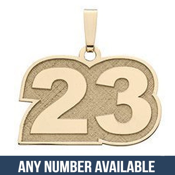 Number Charm or Pendant with 2 Digits - NB102