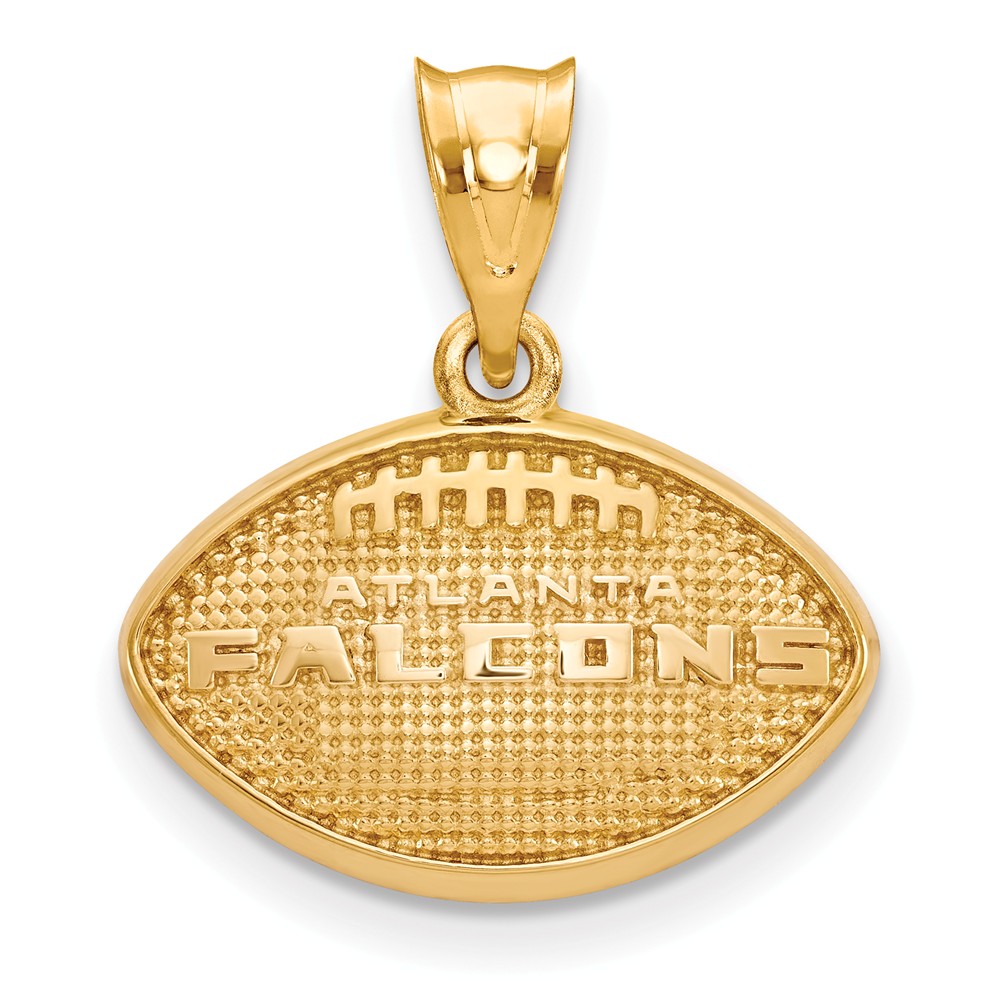 LogoArt Atlanta Falcons Football Pendant - PG92809
