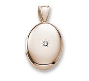 18k Gold Lockets - Photo Engraved 18k Gold Lockets