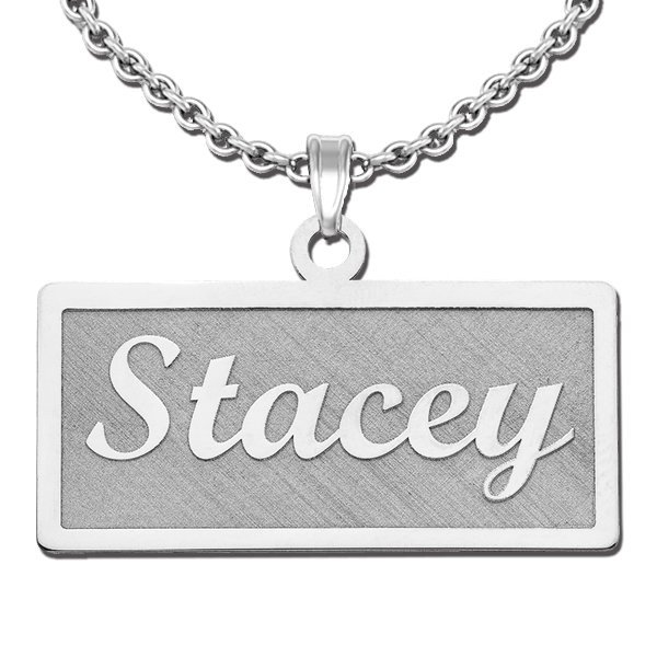 "Script" Style Horizontal Name Plate Exclusive! - NP-10