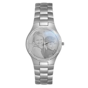 Men's Diamond Swiss QuartzLine Photo Laser Watch - PG85403