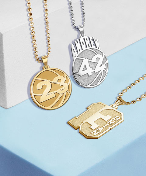 Sports Jewelry - Sports Charms Jewelry and Personalized Sports Number ...